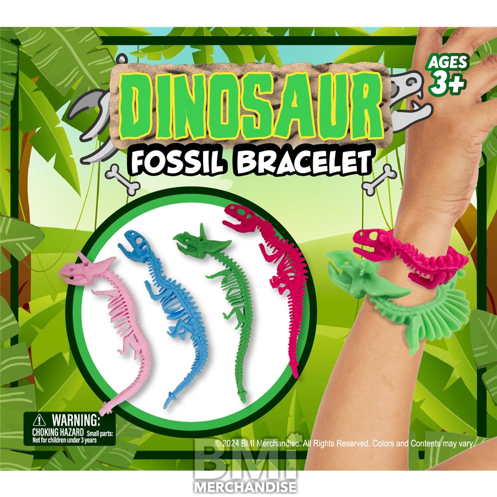 75 POINT- 250PC DINOSAUR FOSSIL BRACELET MODULAR CAPSULE KIT