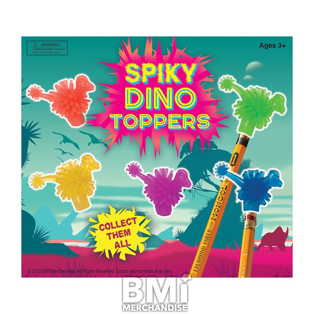 15 POINT- 250PC SPIKY DINO TOPPERS MODULAR CAPSULE KIT