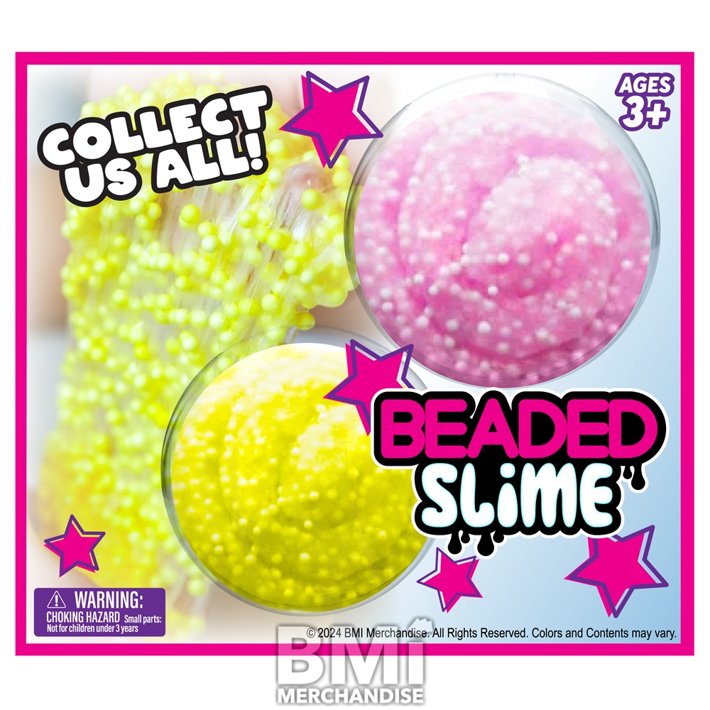 25 POINT- 250PC BEADED SLIME MODULAR CAPSULE KIT