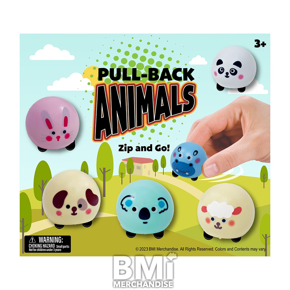 50 POINT- 250PC PULL-BACK ANIMALS MODULAR CAPSULE KIT