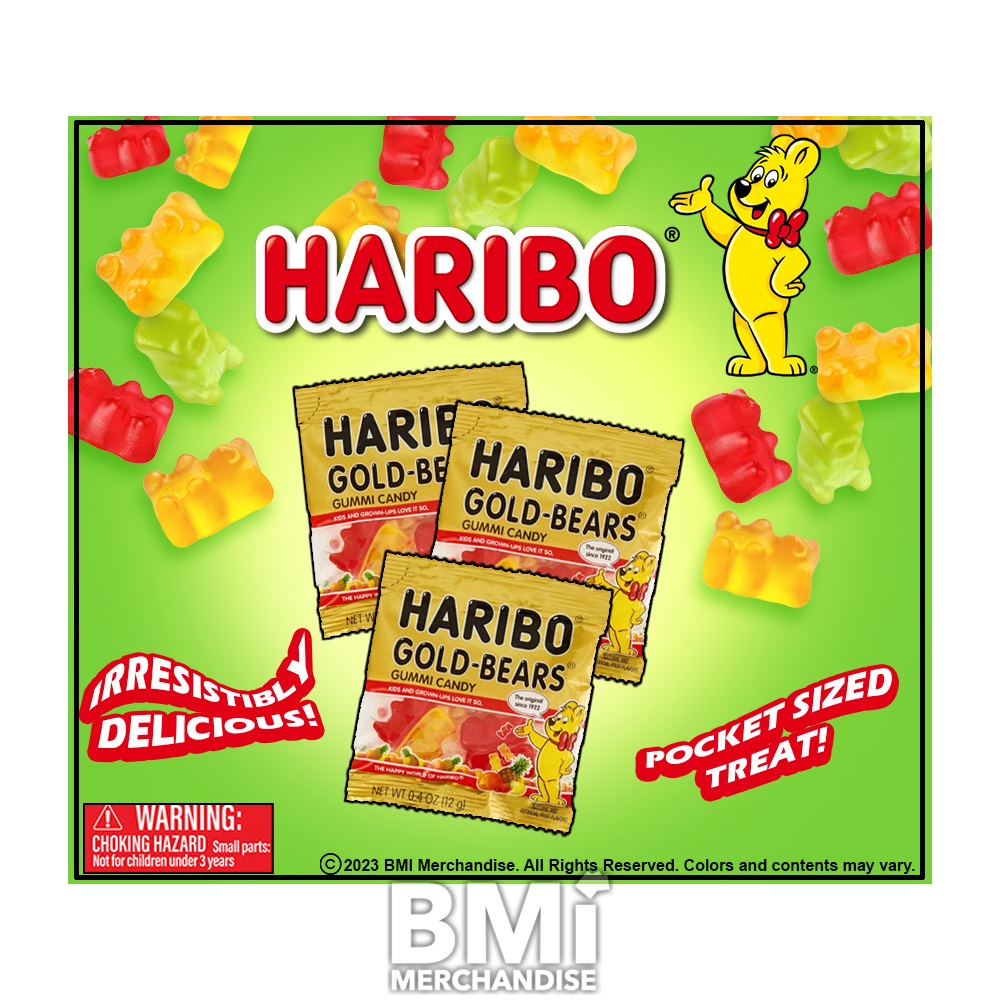 75 POINT- 250PC HARIBO GOLD BEARS CANDY MODULAR CAPSULE KIT