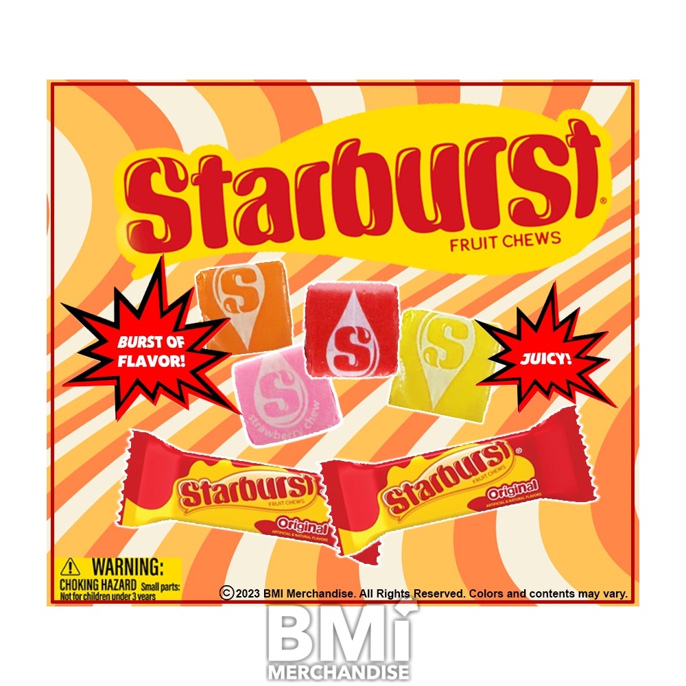 75 POINT - 250PC STARBURST FUN SIZE CANDY MODULAR CAPSULE KIT