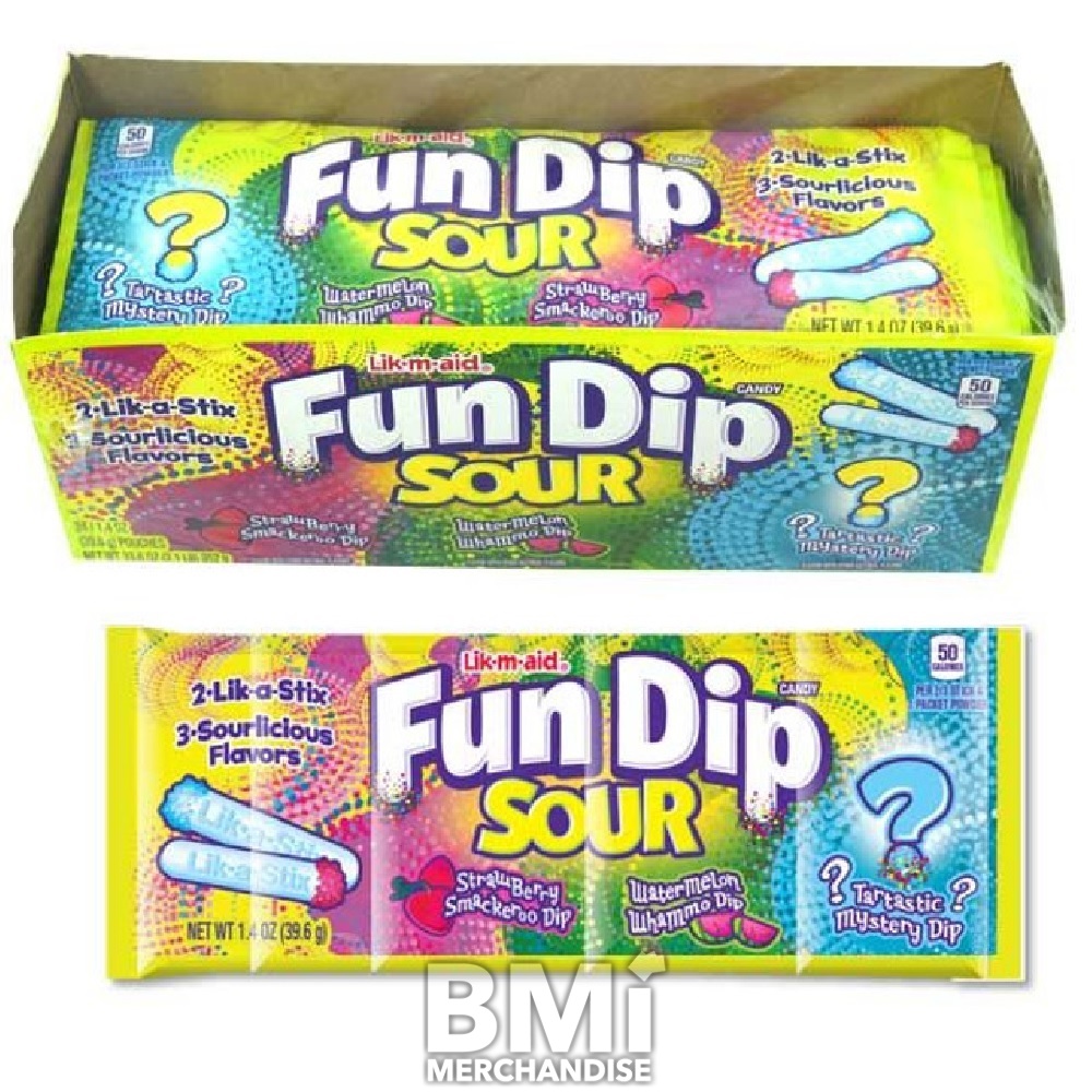 SOUR FUN DIP 1.4OZ BAGS 24CT