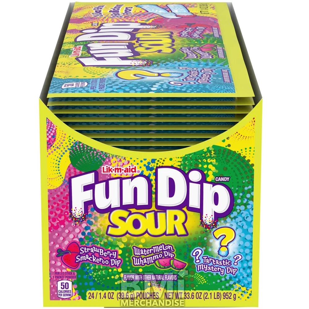 SOUR FUN DIP 1.4OZ BAGS 24CT