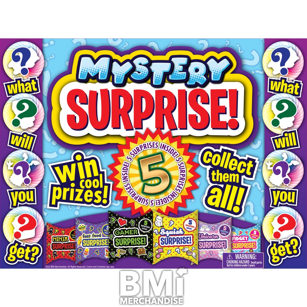 72PC 6INCH SURPRISE BOX ASSORTMENT CRANE KIT