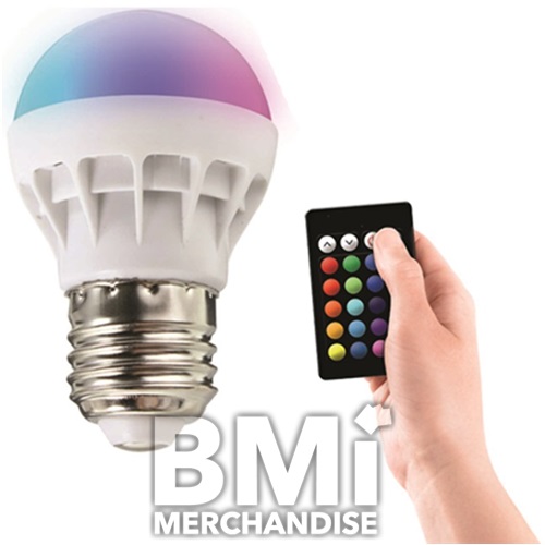 MULTI COLOR LED BULB WITH REMOTE