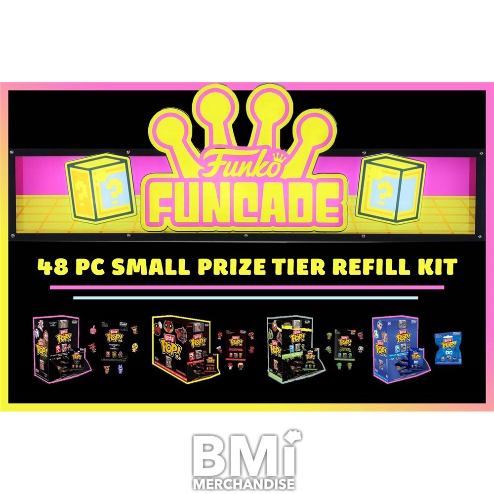 48PC OVER THE EDGE / FUNCADE SMALL PRIZE TIER REFILL KIT