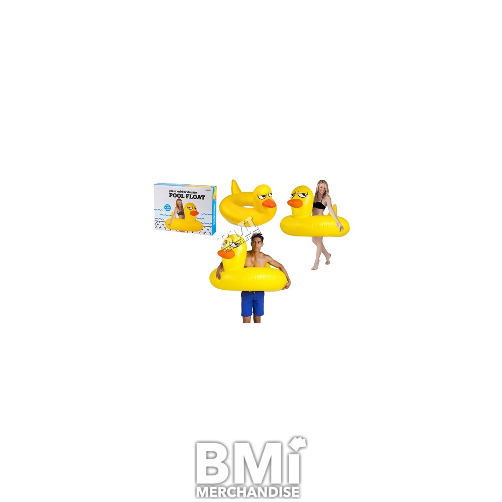 GIANT INFLATABLE RUBBER DUCK POOL FLOAT