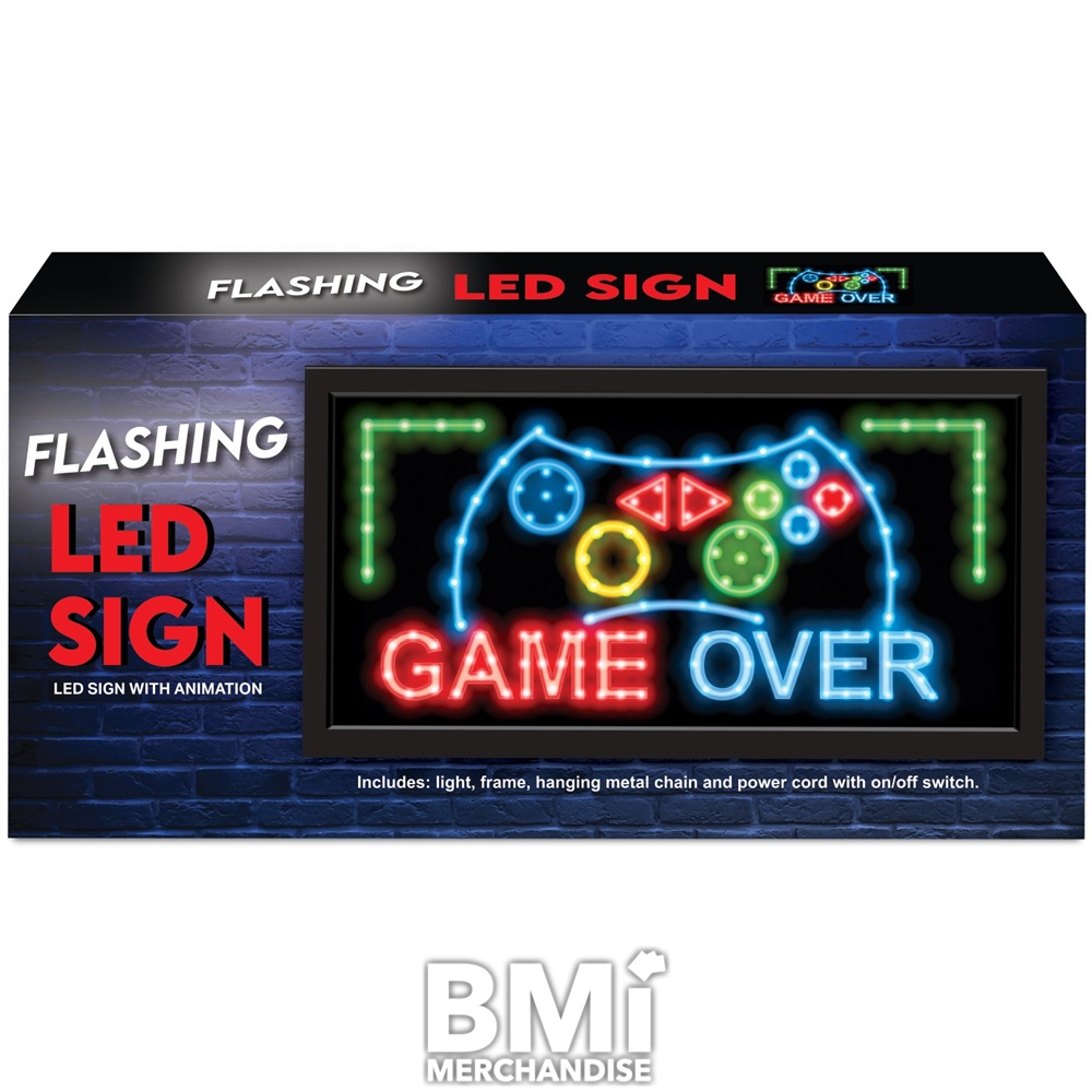 LED GAME OVER SIGN