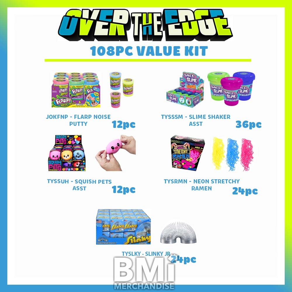 108 PC OVER THE EDGE VALUE KIT