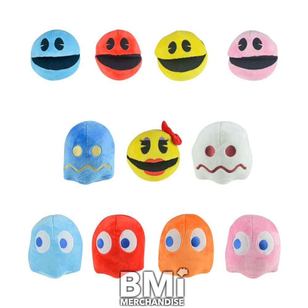 PACMAN 4.5INCH PLUSH ASSORTMENT