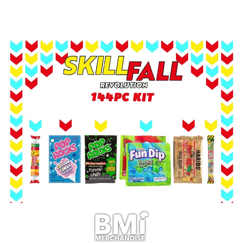 144PC SKILL FALL KIT CANDY