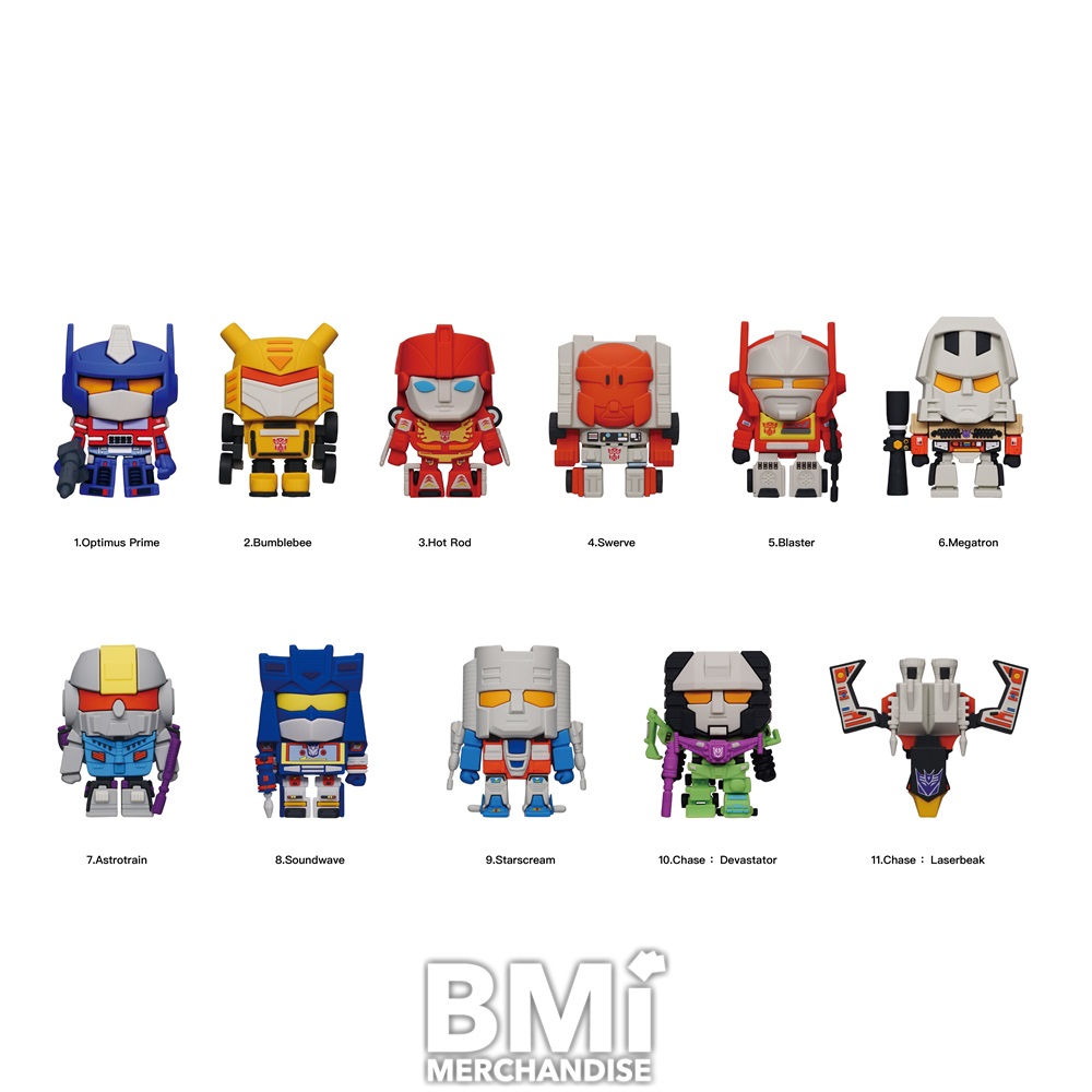 TRANSFORMERS 40TH ANNIVERSARY 3D FOAM BAG CLIP, SERIES 1