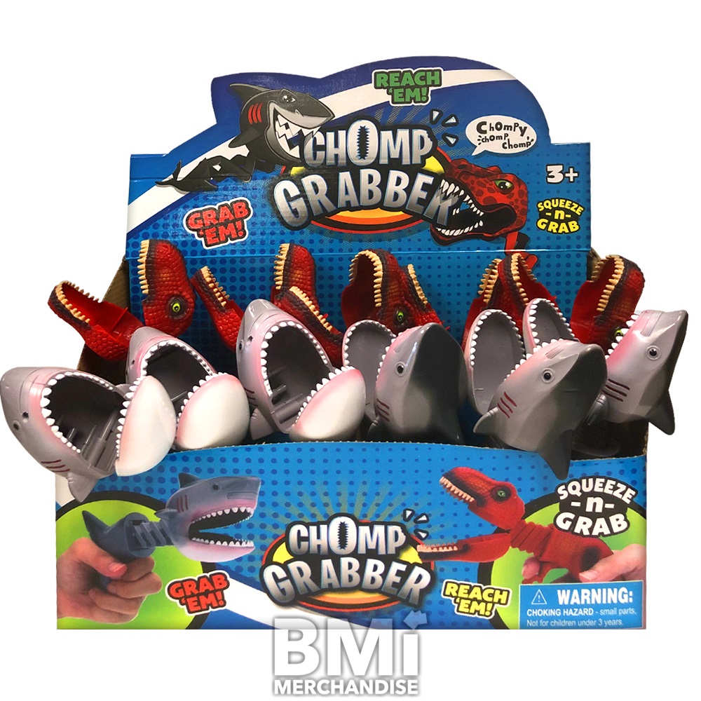 SHARK & DINO GRABBER ASST