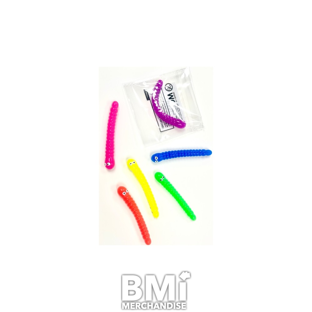 MINI NEON STRETCHY WORM ASSORTMENT